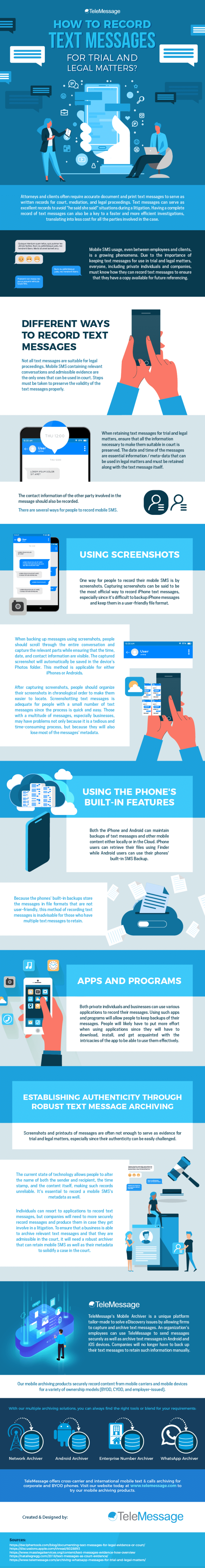 How to Record Text Message for Trial & Legal Matters? (Infographic)